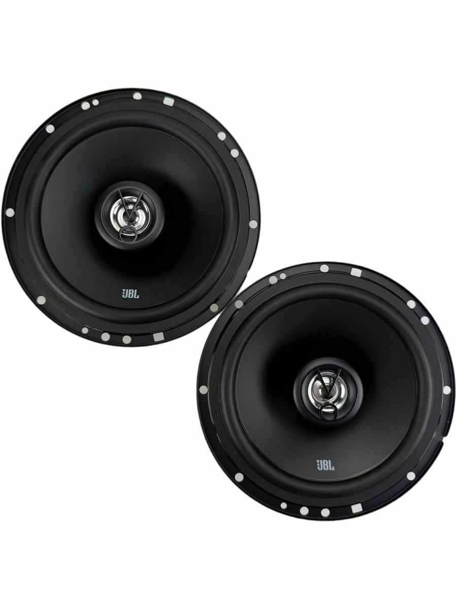 Колонки автомобильные 61F, коаксиальные, 2 полосы, 40-200 Ватт, диапазон частот 60-21000Гц, черные