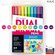Tombow Dual Brush Pen набор маркеров для граффити ярких цветов 10 штук