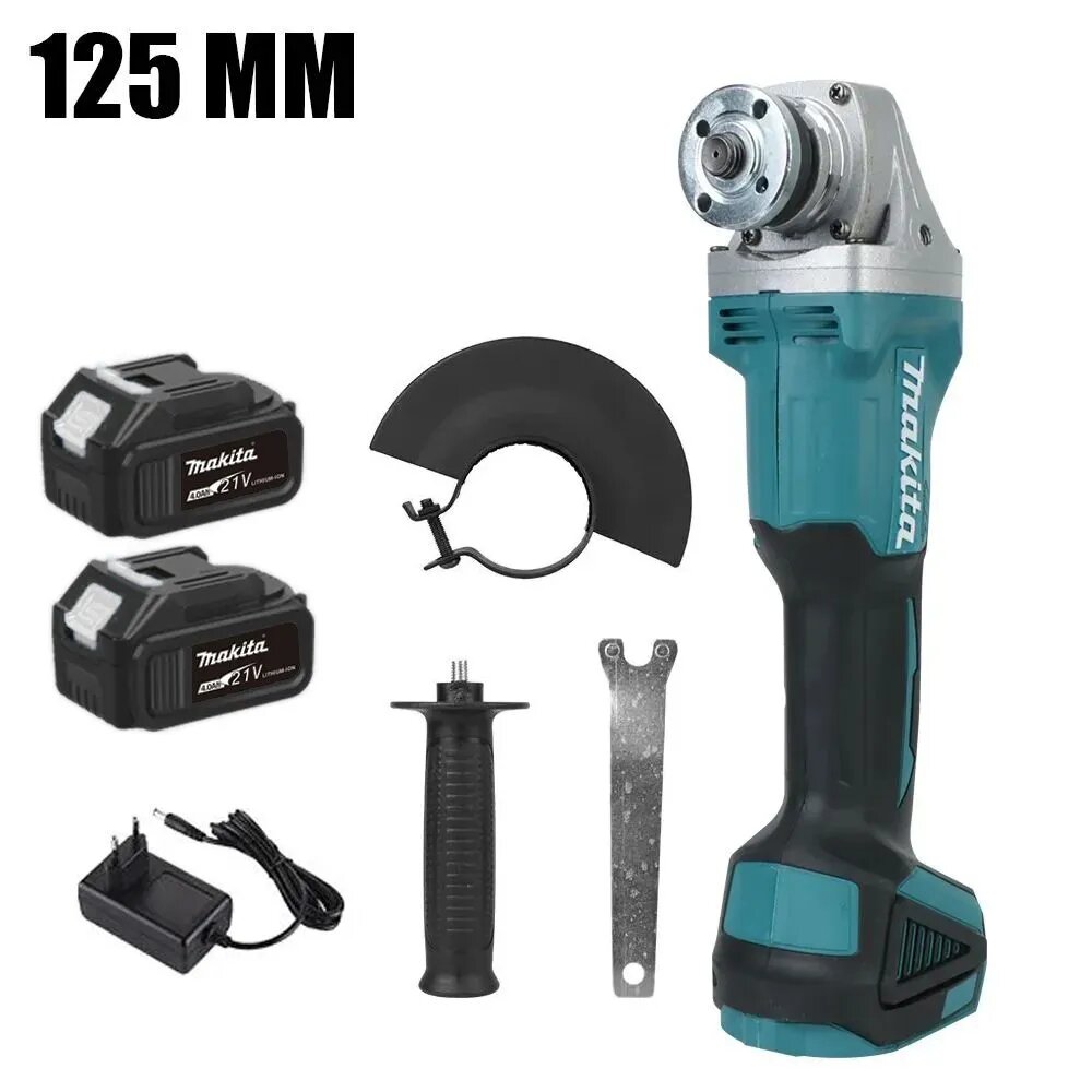 Аккумуляторная УШМ LB183 21В, диск 125 мм,4500/7000/8500 об/мин, 2х4 Ач Li-Ion