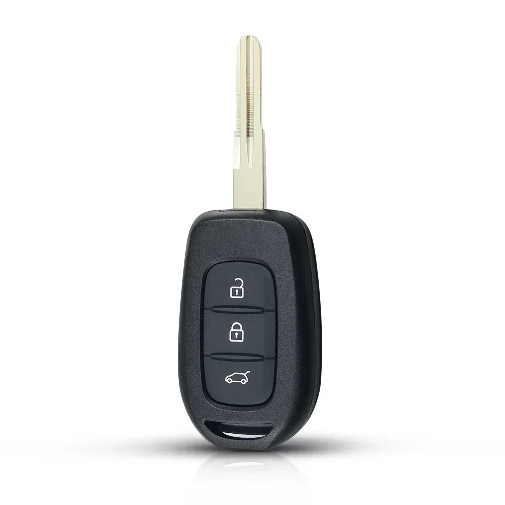 Автомобильный ключ для Renault Sandero Trafic Dacia Logan, 2 кнопки, черный, Model 6 K11