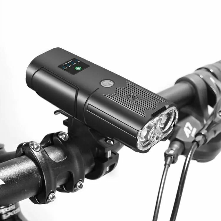 NEWBOLER Умный велосипедный фонарь передний 10000 мАч велосипедный фонарь 6000 люмен