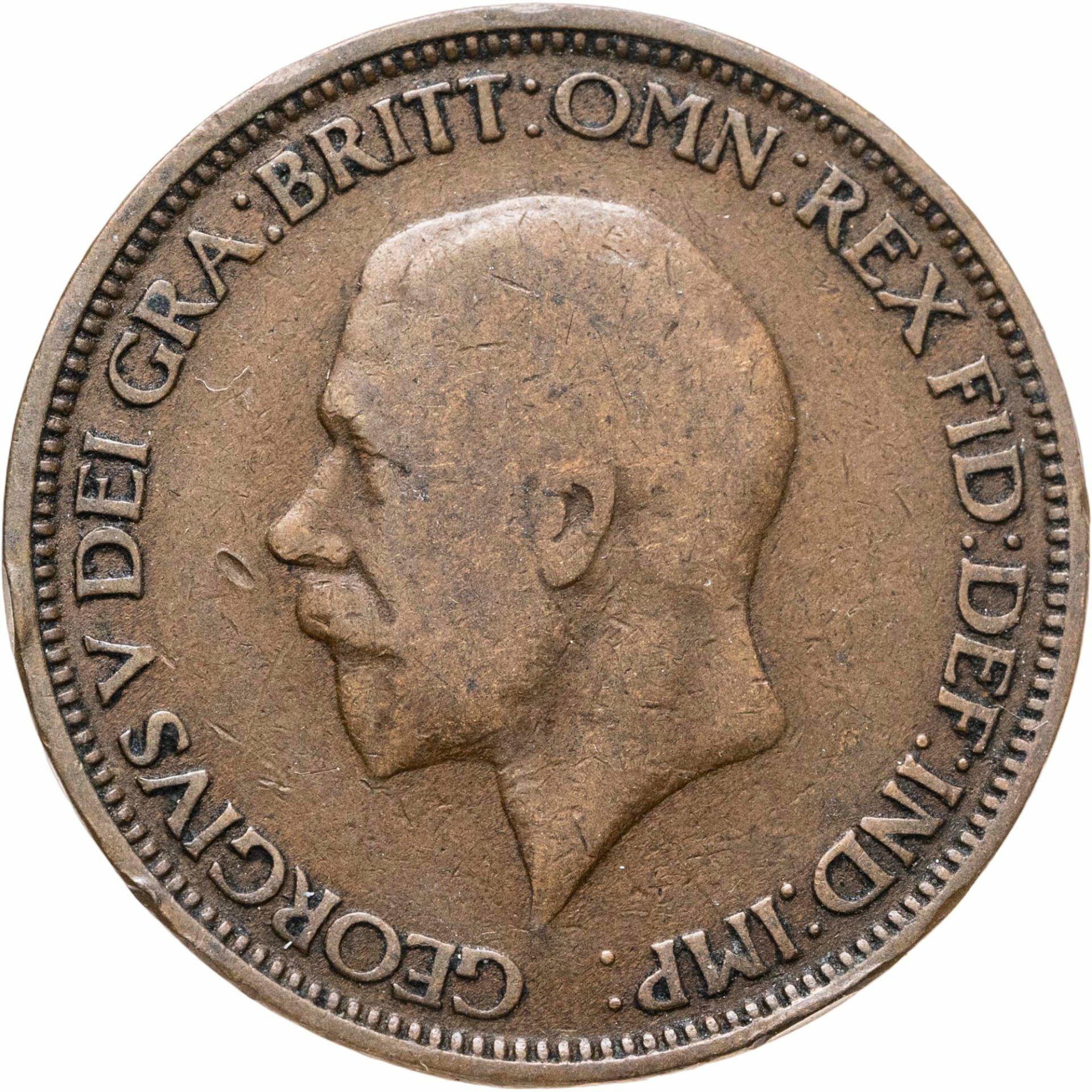 Великобритания 1/2 пенни (penny) 1930