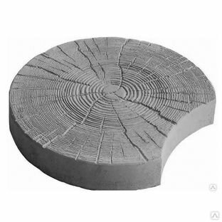 Плитка тротуарная брусчатка Пенёк