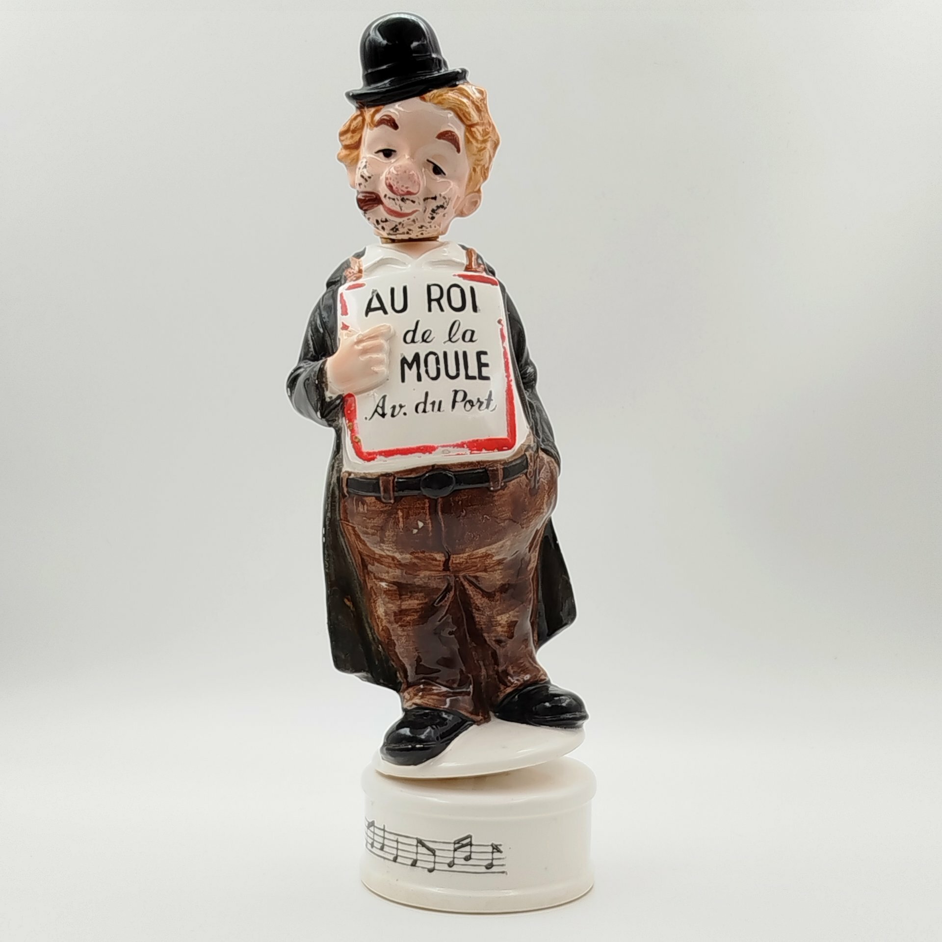 Штоф "Рекламщик", фаянс, роспись, Азия, 2000-2010 гг.