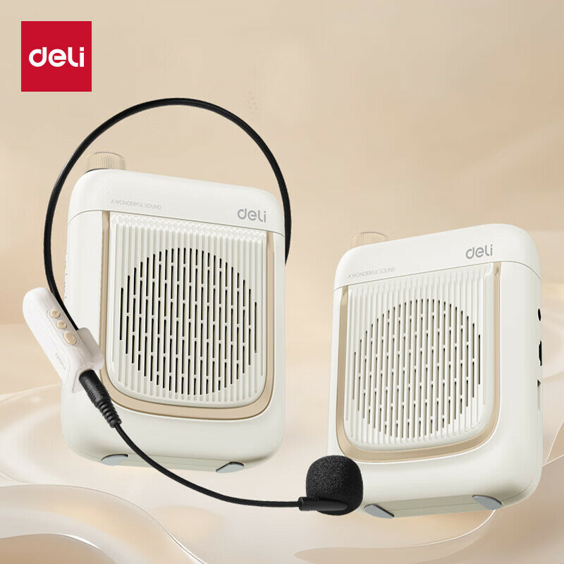 Deli 8W беспроводная высокомощная Bluetooth-микрофонная гарнитура для преподавателей и гидов Цвет：[Беспроводная модель