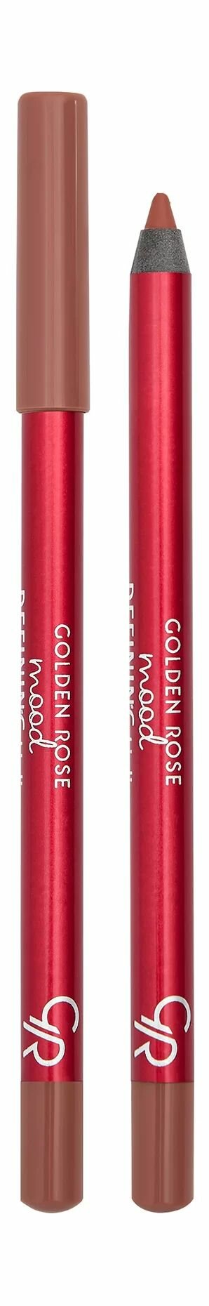 GOLDEN ROSE Карандаш для губ Mood Defining Lipliner, 1,6 г, 12 Tuffy Brick