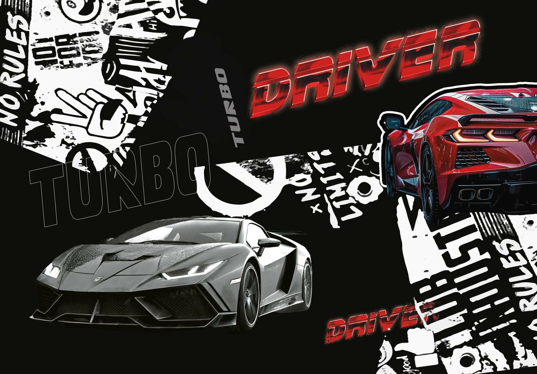 Покрытие для лепки защитное "Driver 2026" Пчёлка, пластик, 330х230 мм, цветной принт с машинами