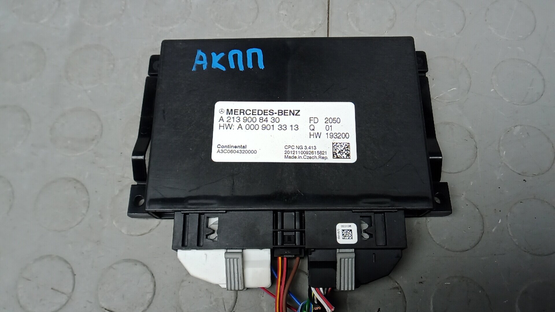 Блок управления АКПП MERCEDES BENZ A-CLASS W177, Номер a2139008430