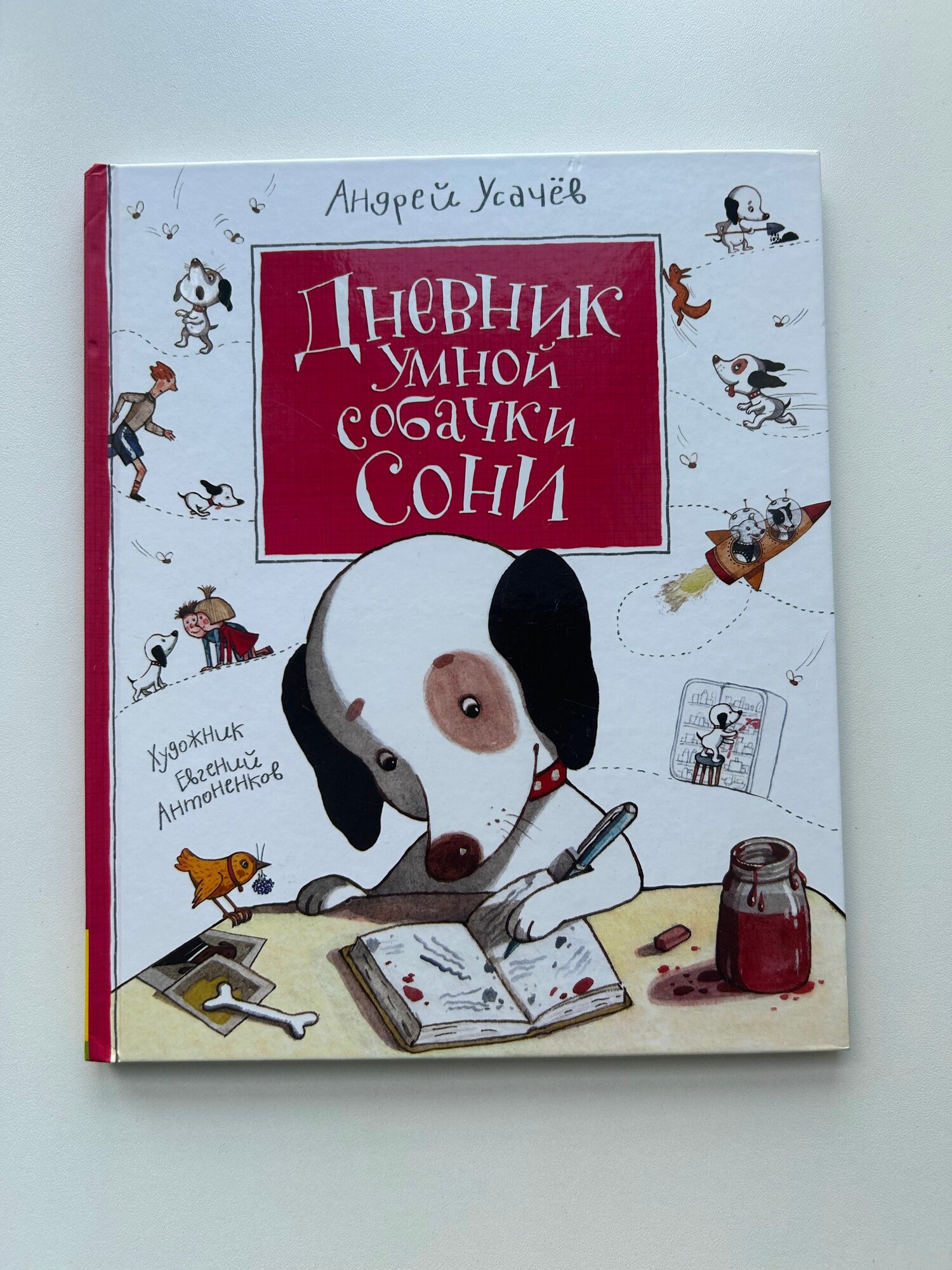 Книга Дневник умной собачки Сони . Художник Е. Антоненков. Издание 2020 года (second-hand книга)