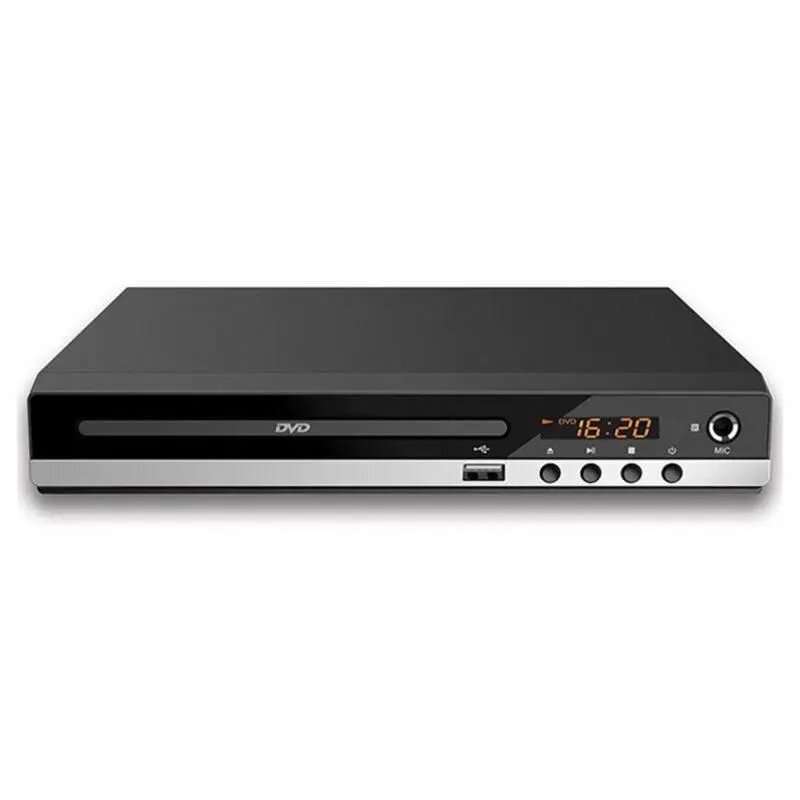 DVD-плеер Всезонный регион. Поддерживает CD, DVD, VCD, SVCD, DVD ± R/RW, CD ± R/RW — фото 1
