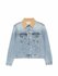 Куртка ROHE Collar pocket jacket, размер 34, blue