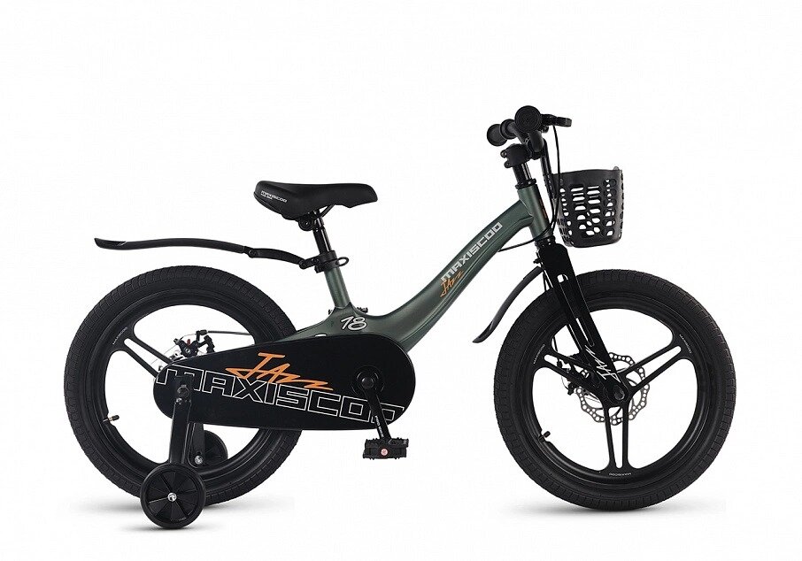 Велосипед MAXISCOO Jazz Pro 18" 2026 (требует финальной сборки), Цвет зеленый матовый