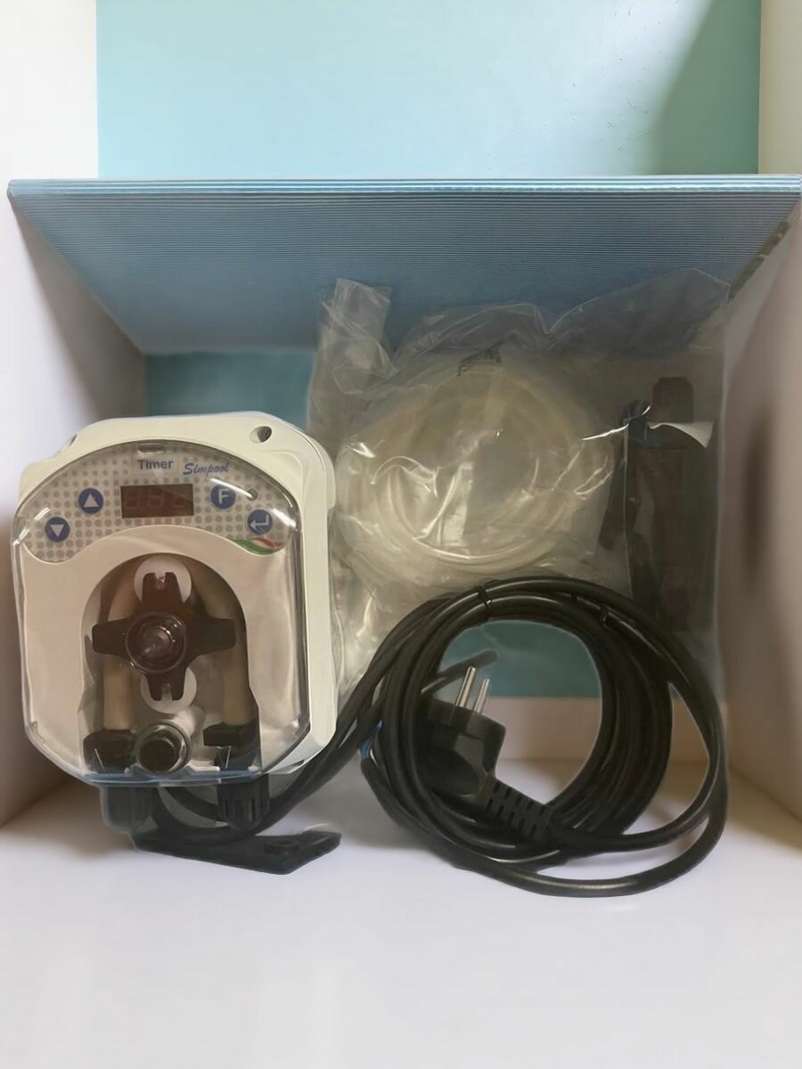 Дозирующий насос перистальтический для бассейнов AQUA SIM POOL TIMER 3 L/H