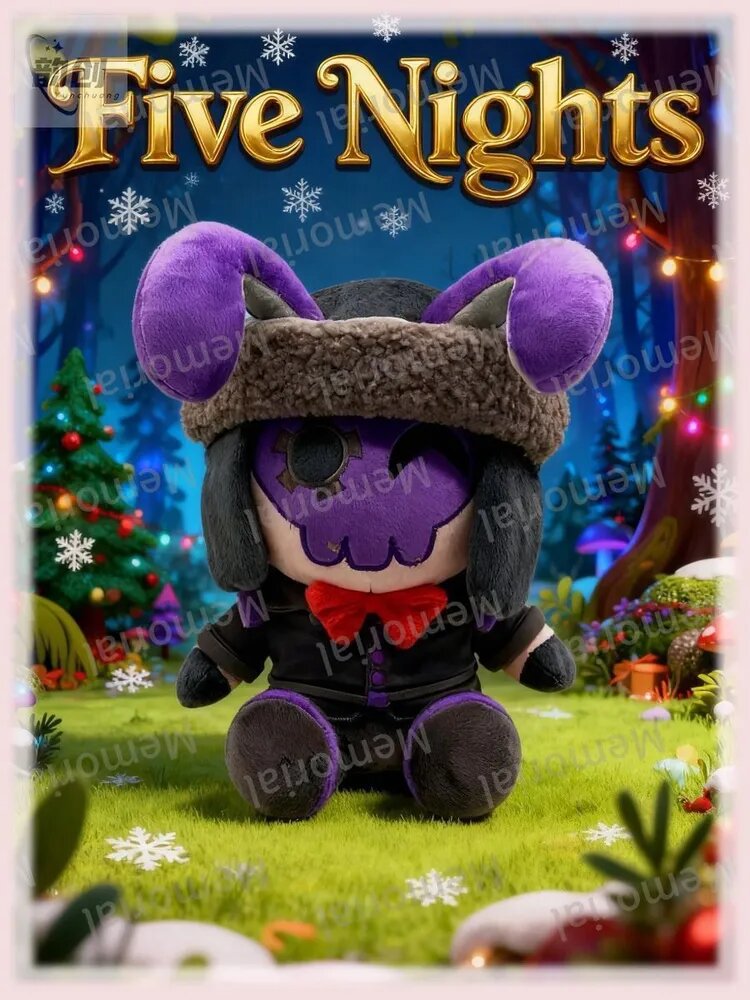 Мягкая игрушка Five Nights at Freddy's Плюшевая фигурка Фнаф Фиолетовая игрушка для детей