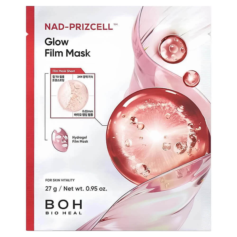 BIOHEAL BOH NAD Prizcell Glow Firm Mask (27g) Инновационная омолаживающая маска для лица - 3 шт