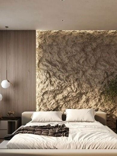 Гипсовая 3D панель Скала 12шт. 3 кв. м.