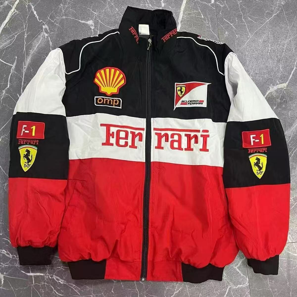 Гоночная куртка Ferrari F1 с вышивкой для Ferrari 458 488 599 612 FF F12