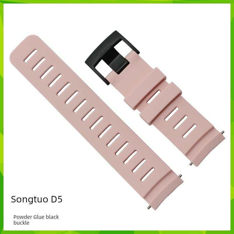 Спортивные часы Suunto D5 Spartan Expedition с розовым резиновым ремешком и черной пряжкой для походов