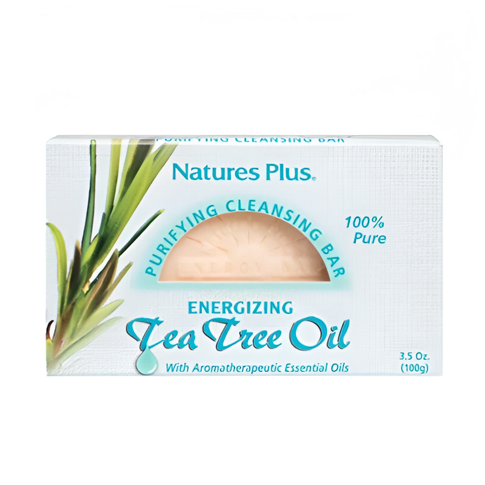 Очищающий стик мыло с маслом чайного дерева 100 гр NaturesPlus