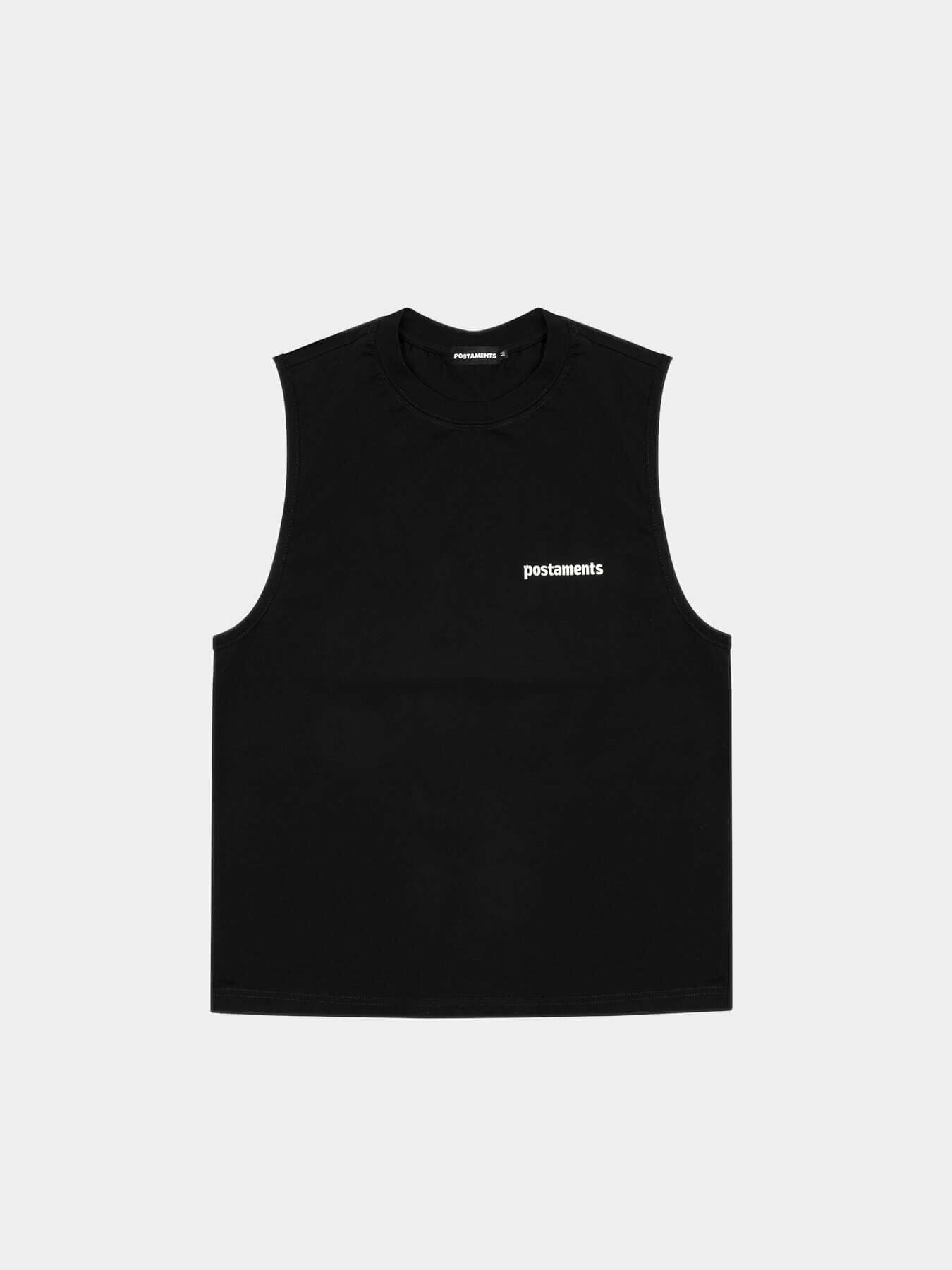 Майка postaments BASIC SMALL, размер 2XL, черный