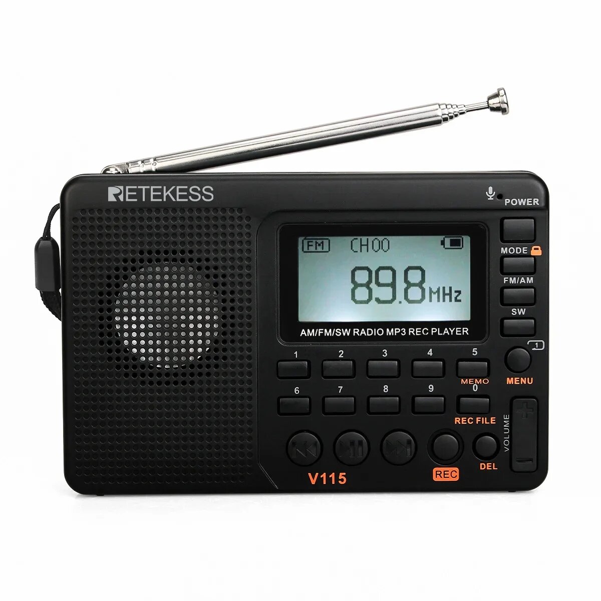 YOUTOPCOOL Радиоприемник FM/AM/SW