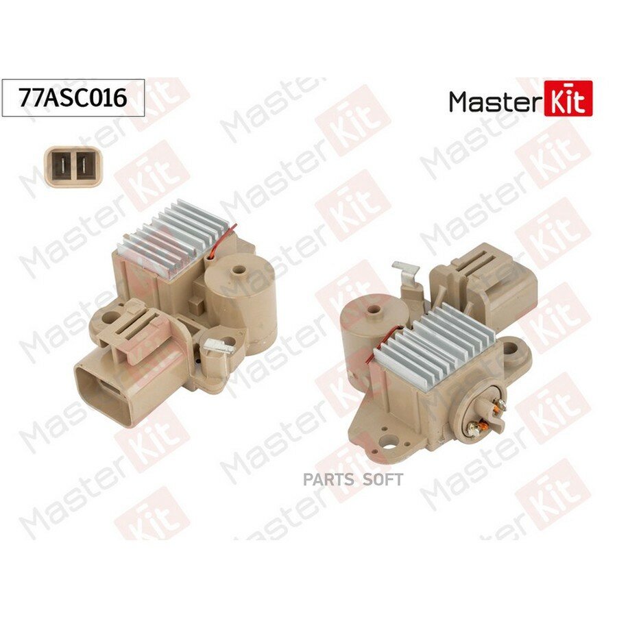 MASTERKIT 77ASC016 77ASC016 Регулятор напряжения генератора\ KIA RIO SEPHIA SHUMA