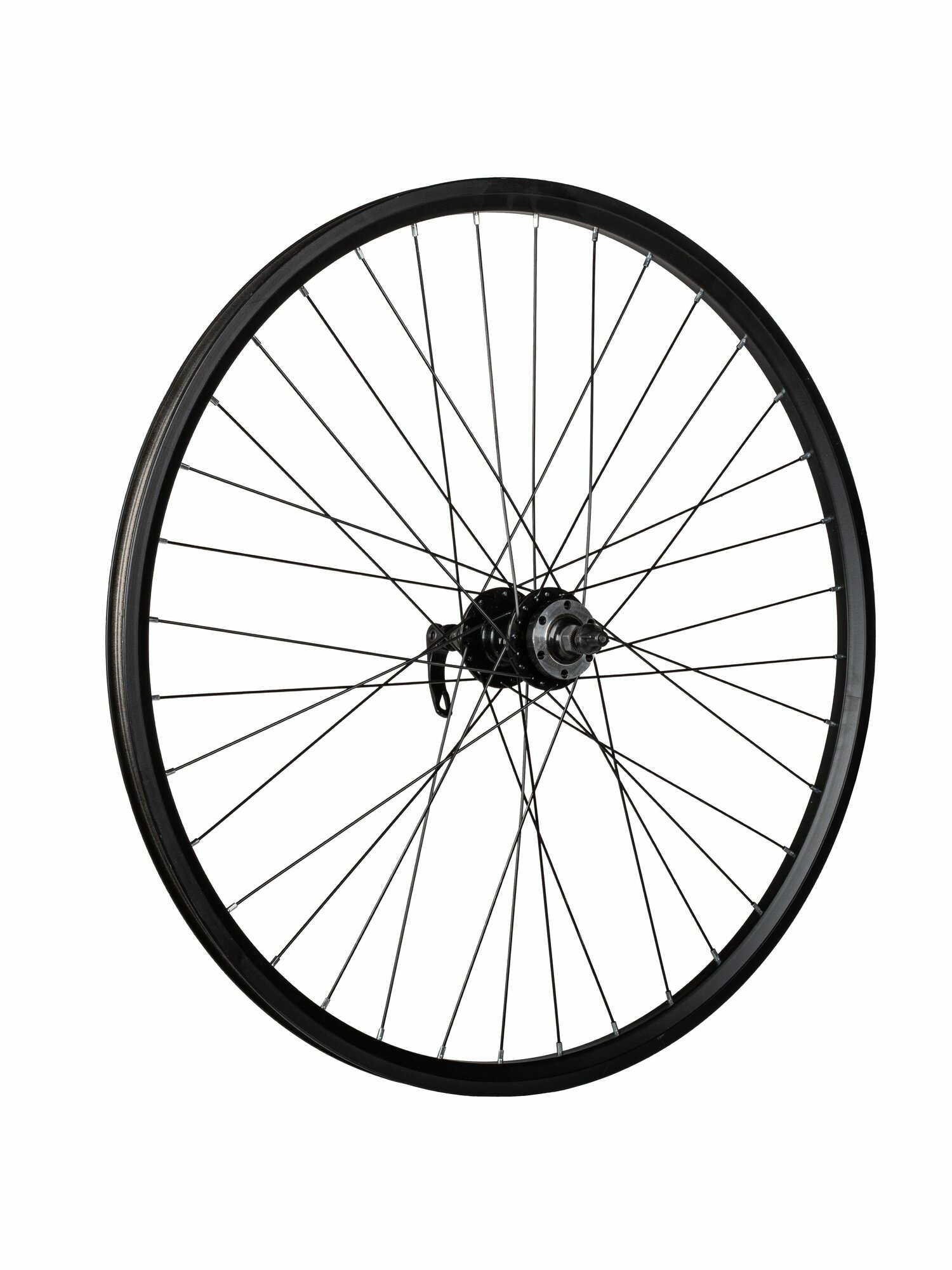 Колесо велосипедное 27,5 дюймов заднее в сборе VelRosso двойной обод под трещотку 7 скоростей быстросъемное