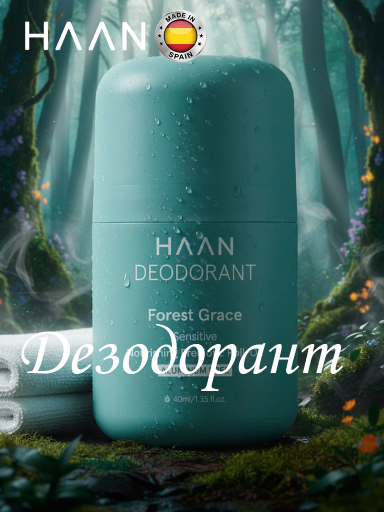 HAAN Дезодорант с пребиотиками "Мистический лес" /DEODORANT FOREST GRACE, 40 мл