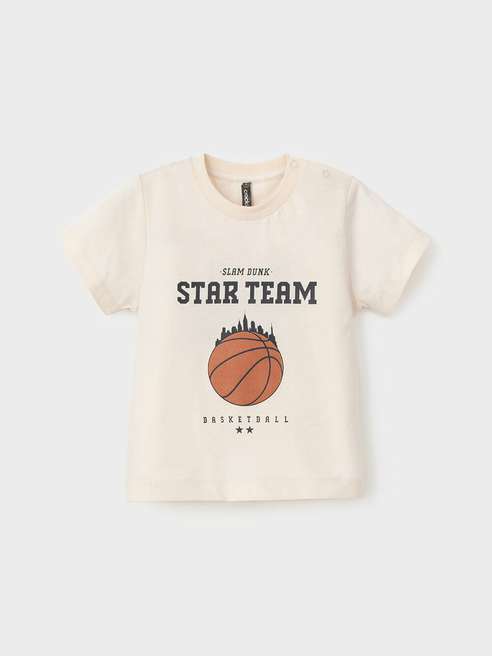 Футболка трикотажная футболка с принтом для малыша