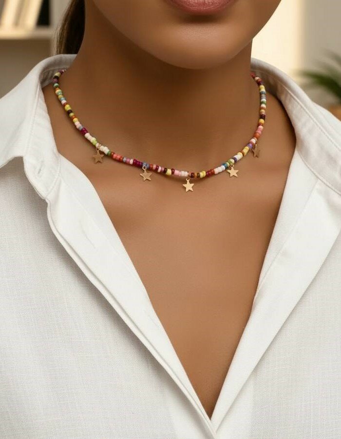 Чокер, бисер