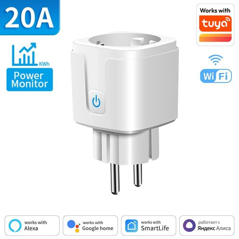 Умная розетка TNCE Zigbee 16A/20A