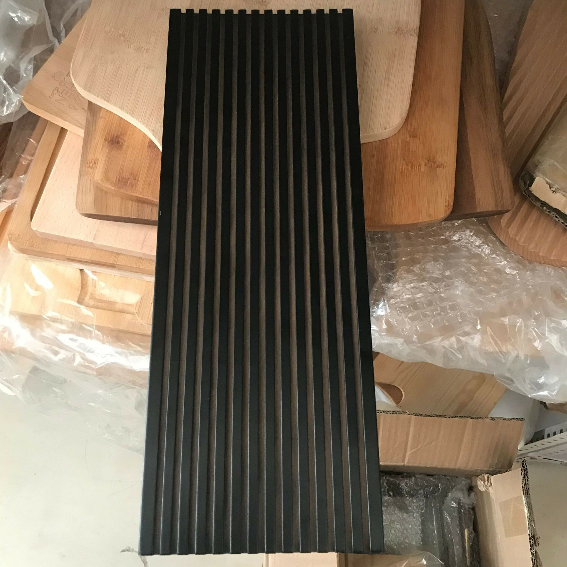Норвежская дубовая доска черного цвета с формой 1 40x14.8x2см квадратная для фруктов суши хлеб простой элегантный