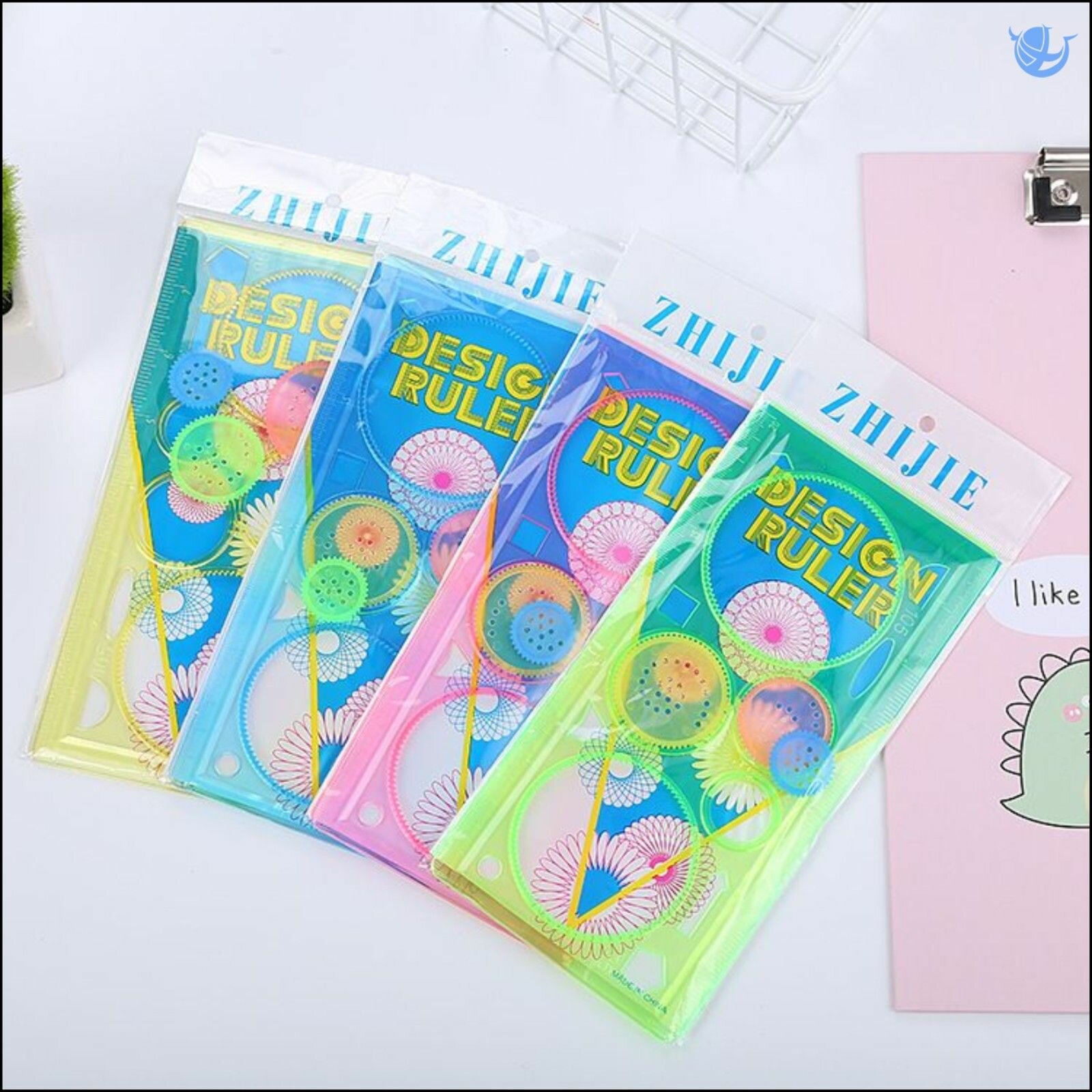 Трафарет / набор для рисования / линейка спирограф для творчества /