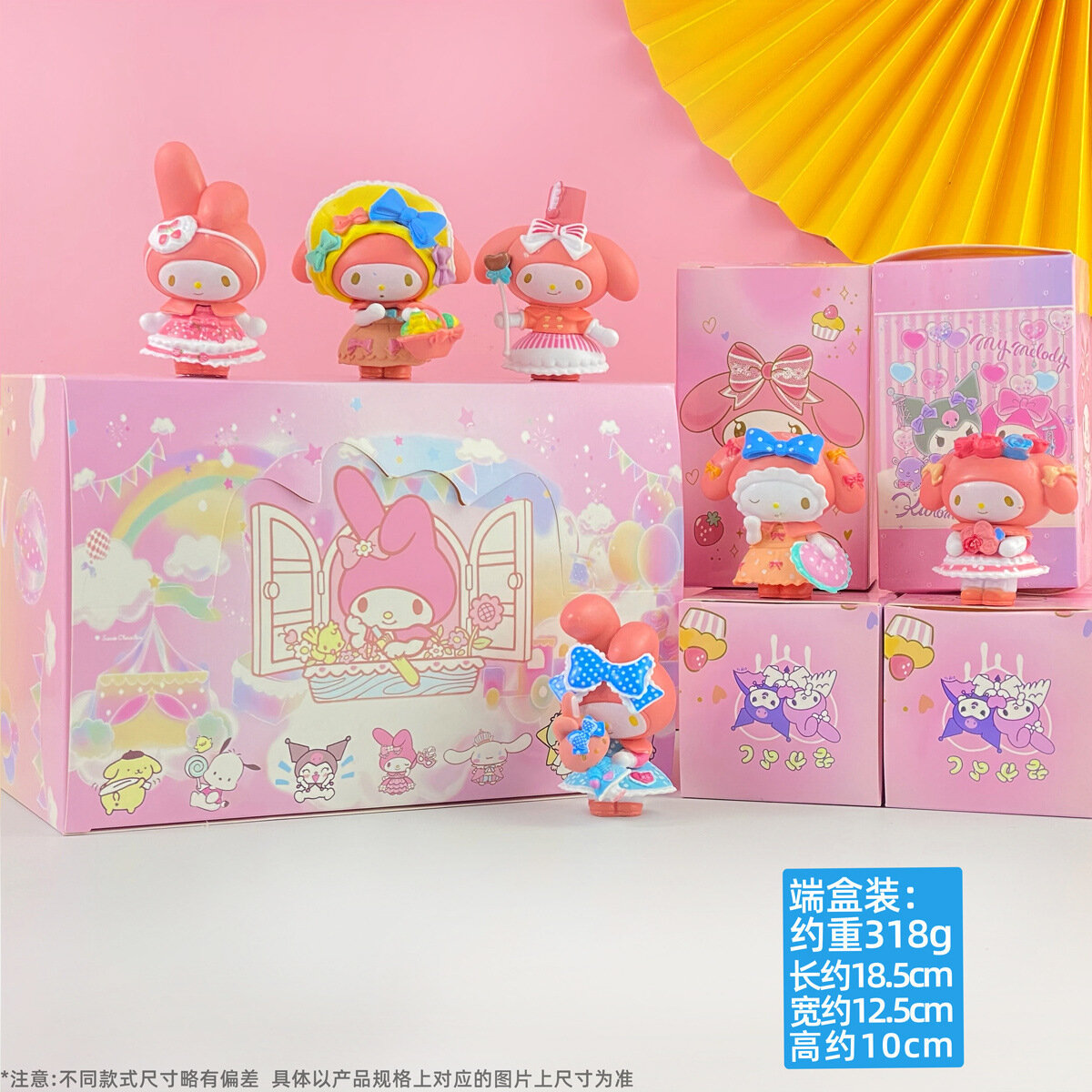 Коллекционные фигурки Sanrio, коробки-сюрпризы, My Melody, Chloe, Cinnamon, Pacha, игрушечные куклы, украшения для автоматов с клешнёй гашапон.