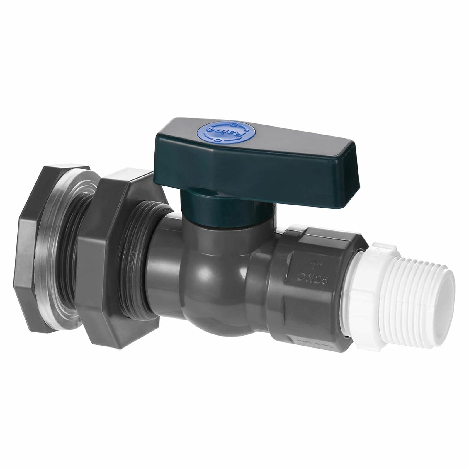 Пластиковый баковый фитинг 3/4", для водяных баков и бочек