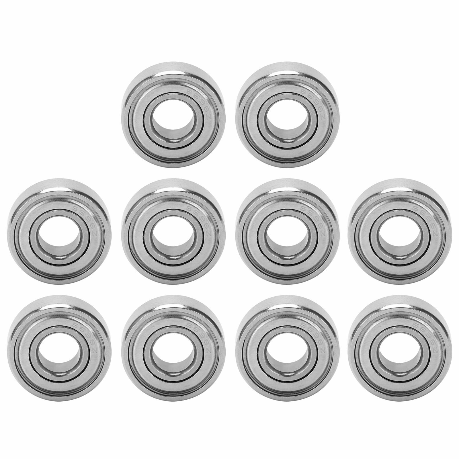 10 шт. Высокоскоростные подшипники качения, миниатюрные механические детали для замены, S696ZZ 15x6x5 мм
