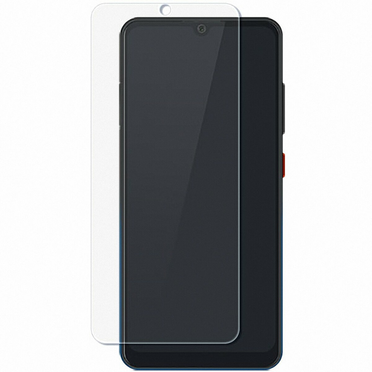 Защитное стекло для ZTE Blade A7 2019 прозрачное на плоскую часть экрана