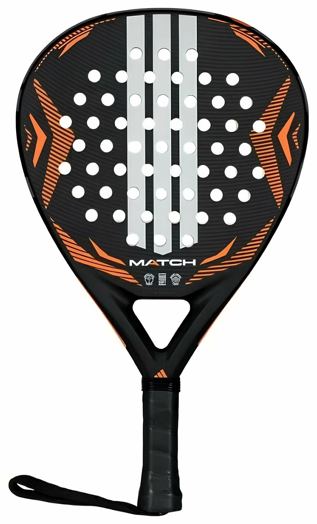 Ракетка для падел тенниса Adidas Match Black/Orange 2026 Чёрный Оранжевый