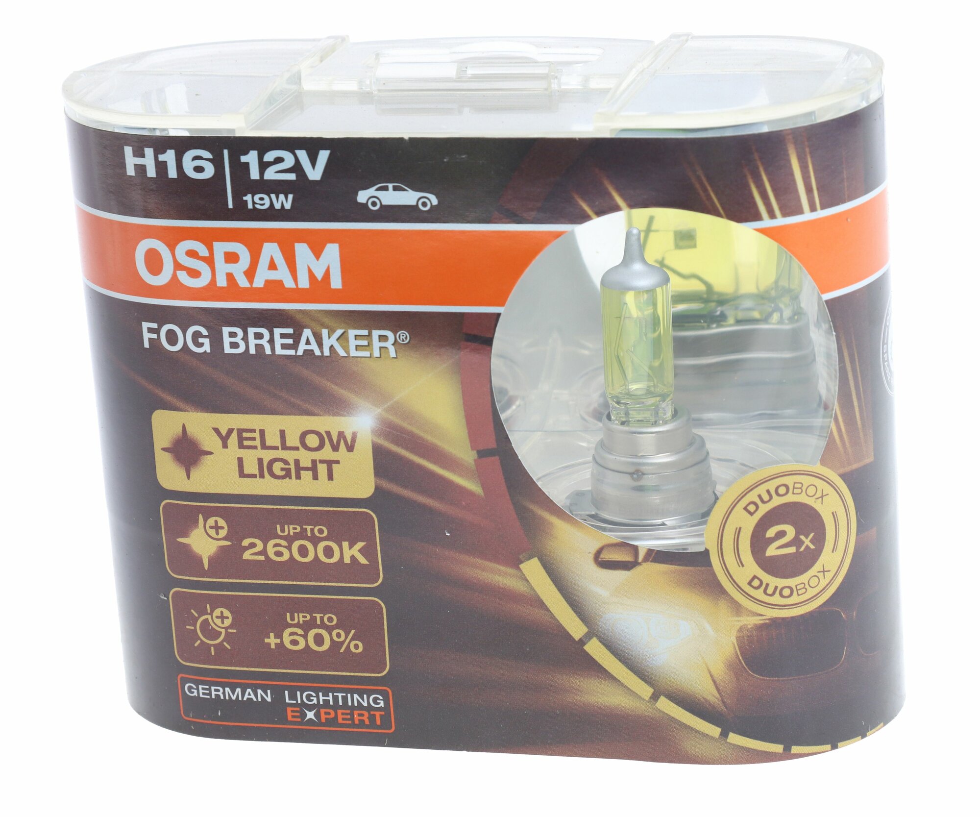 Автолампа H16 19W PGJ19-3 FOG BREAKER 2600К 12V, 2 шт