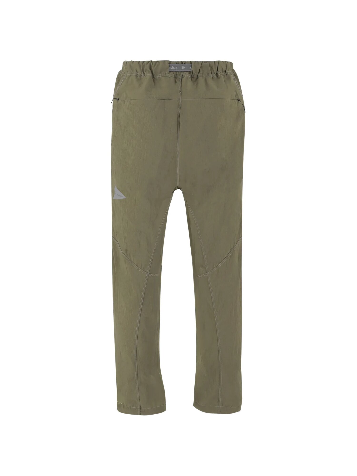 Брюки And Wander Zip-pockets trousers, размер 38, green — фото 1