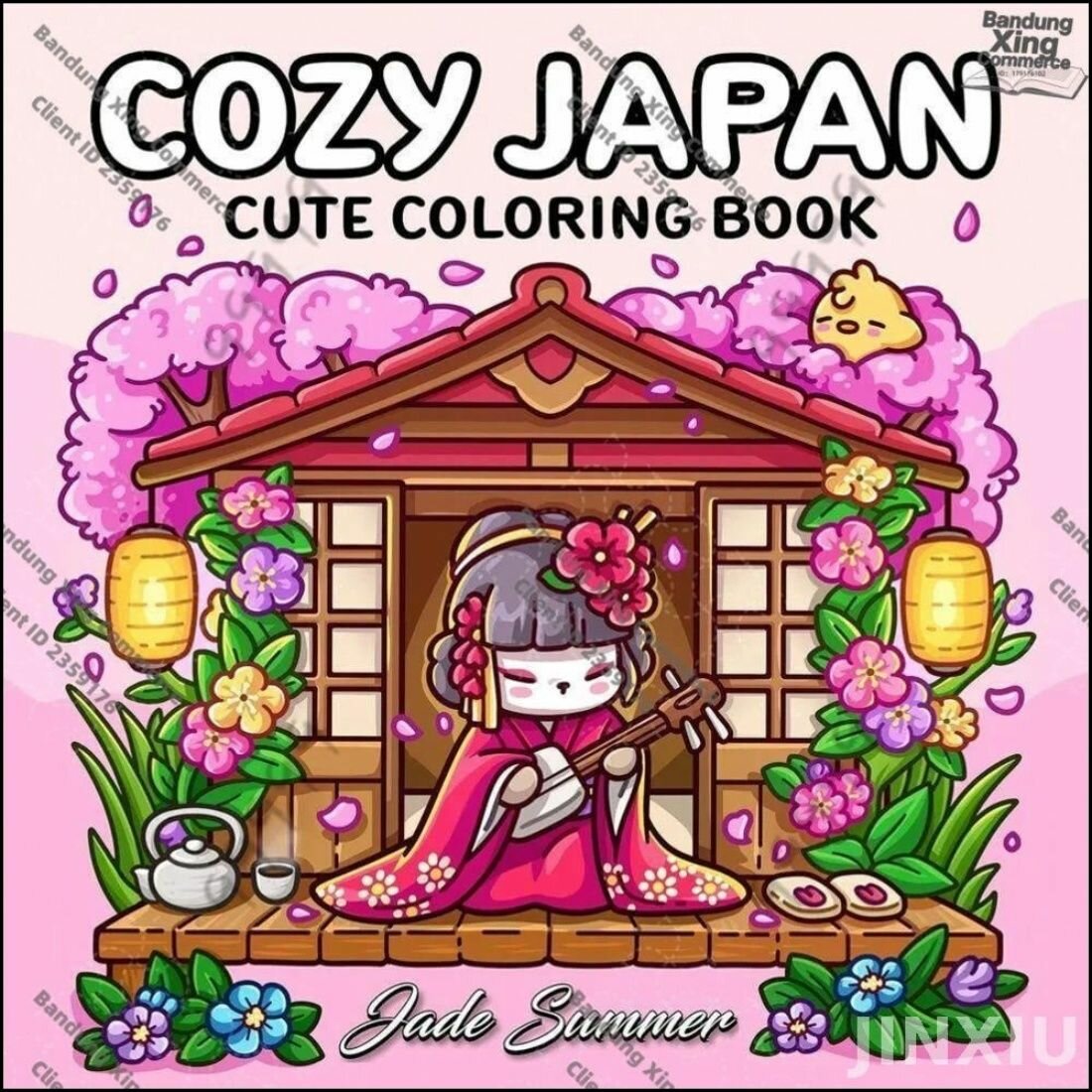 Антистрессовая раскраска Coco Wyo COZyJAPAN 75, премиум выбор для подростков и взрослых