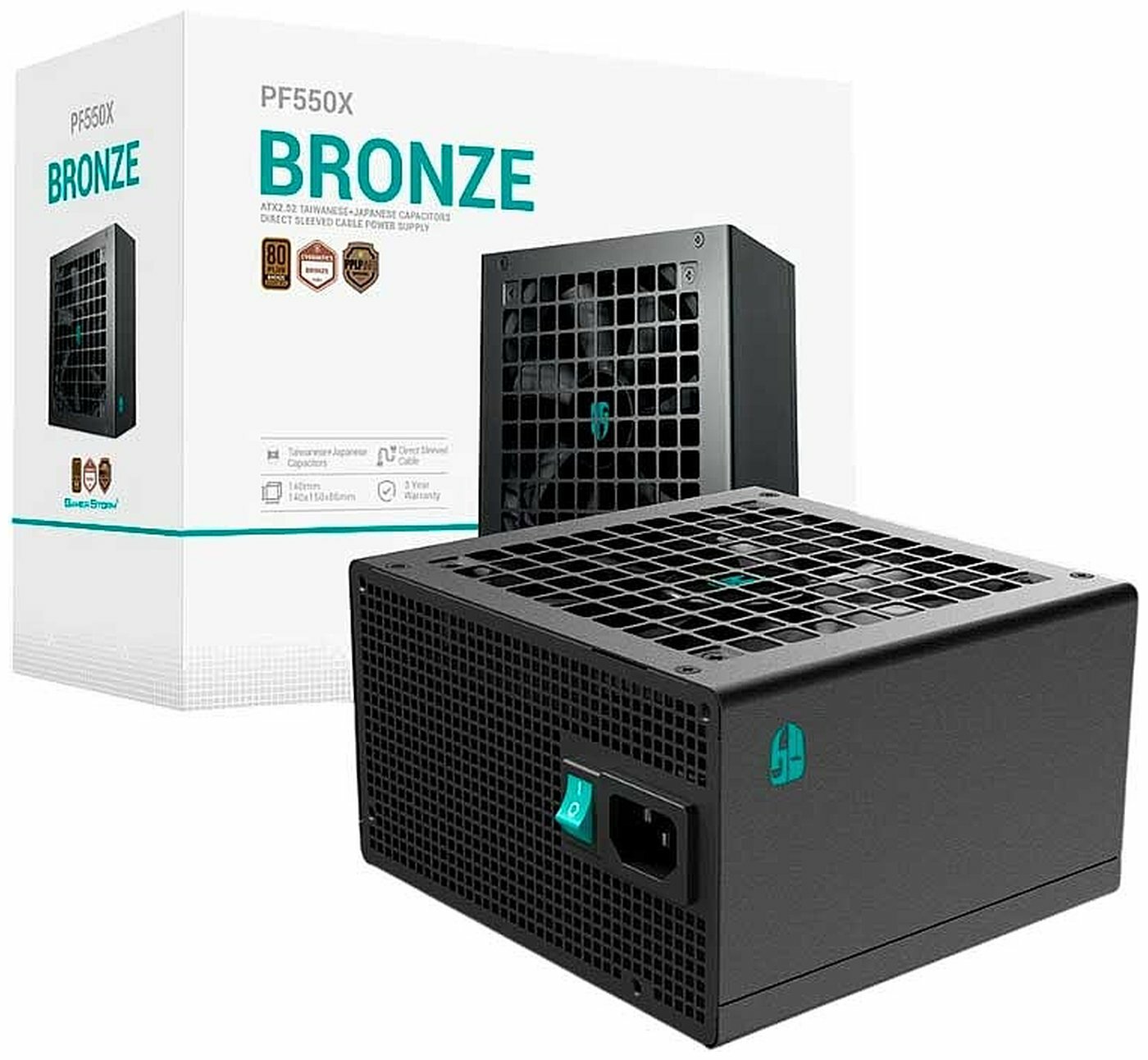 Блок питания Deepcool GAMERSTORM PF550X 550W 80+ BRONZE
