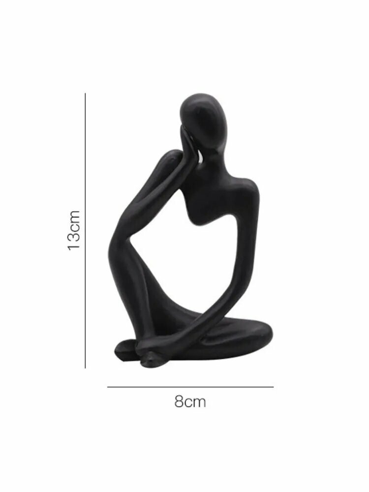 Статуэтка для офиса, современный декор, мини-фигурка, ABS-пластик, 11 14 см, креативная, съемная