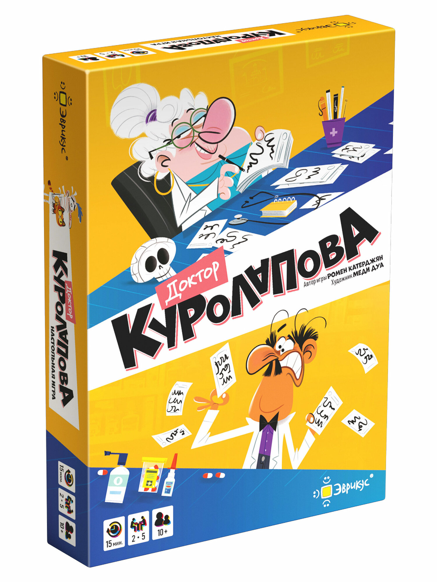 Настольная кооперативная игра для компании Эврикус Доктор Куролапова PG-17603