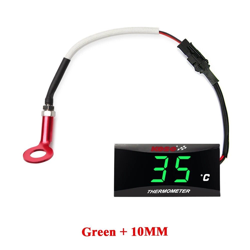 Универсальный Цифровой Датчик Температуры Головки Цилиндров KOSO С ЖК-дисплеем Для green-10MM