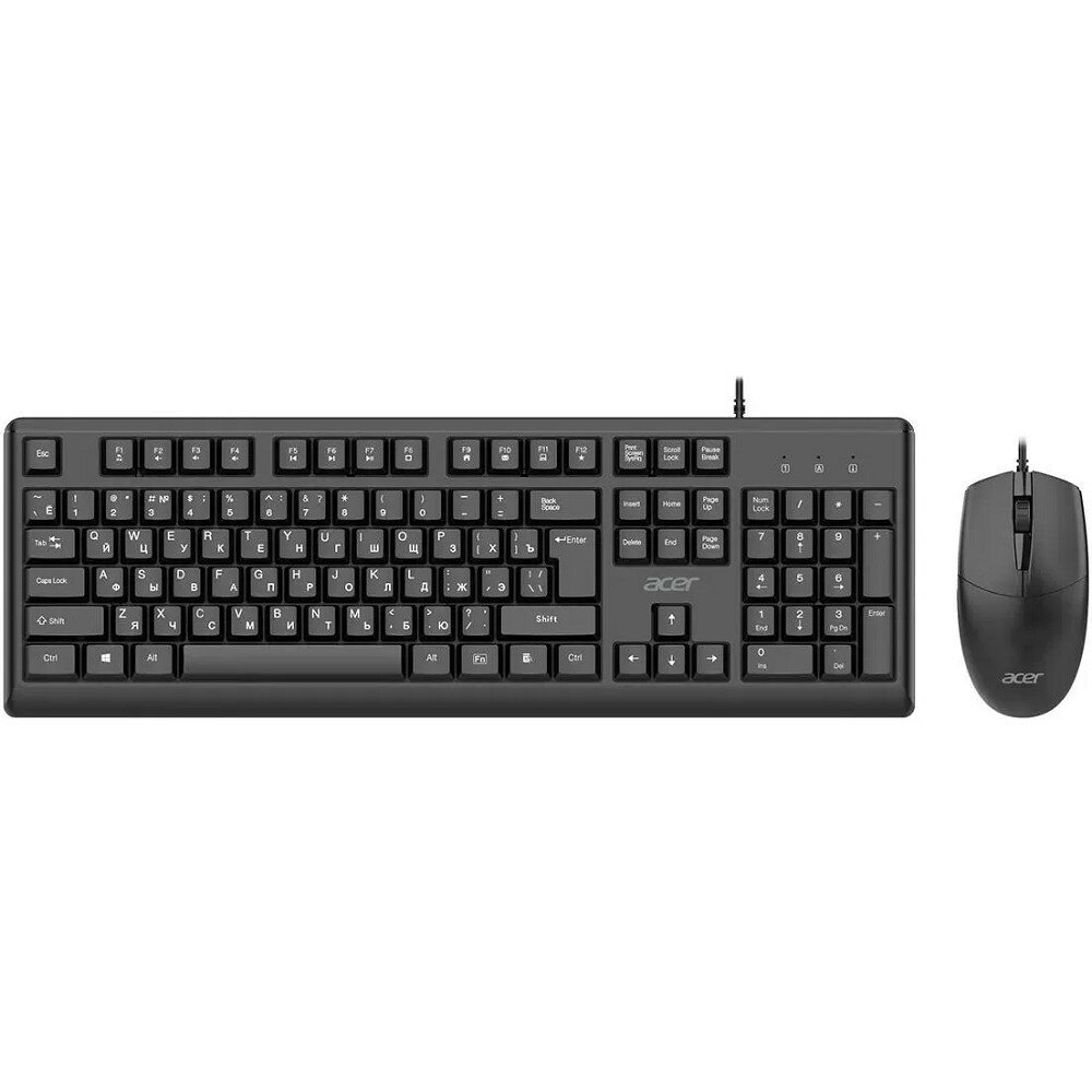 Комплект (клавиатура + мышь) Acer OCC500 проводной