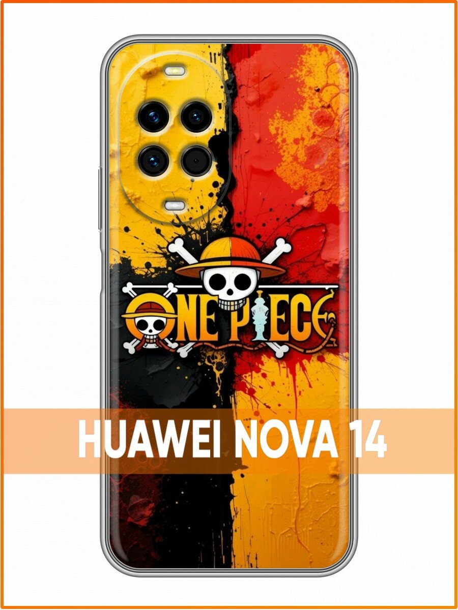 Чехол для Huawei Nova 14 с принтом Аниме One Piece (Хуавей Нова 14)
