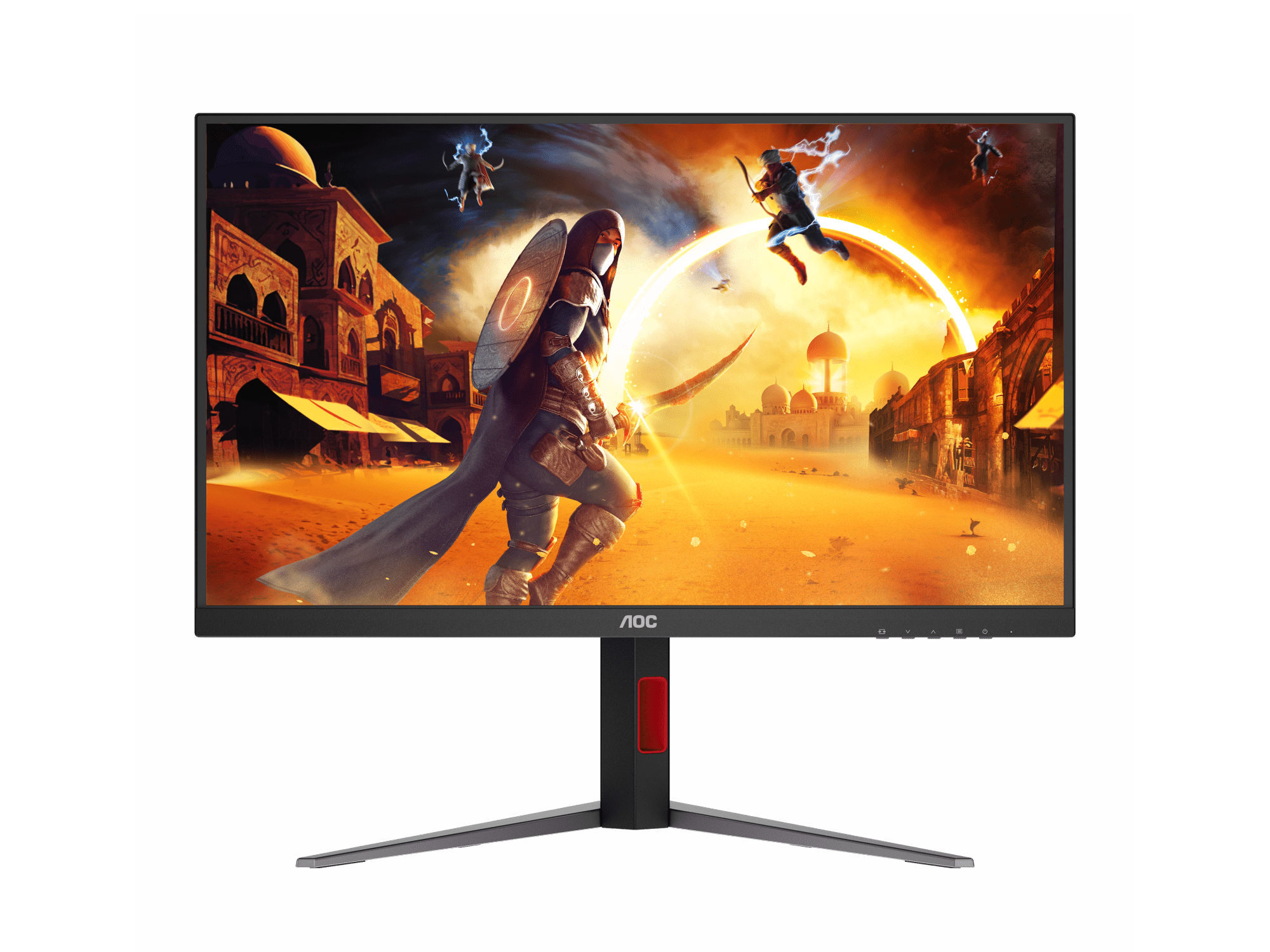 Монитор 27" AOC U27G4, 16:9, IPS, UHD 160Hz/FHD 320Hz, 1ms, 450cd, HDMI, DP, HAS, черный