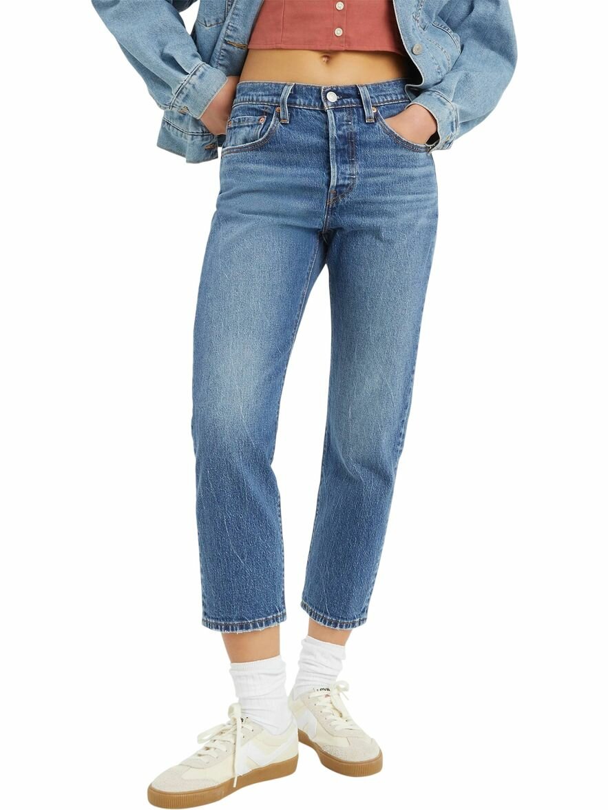 Джинсы Women 501 Crop Jeans 