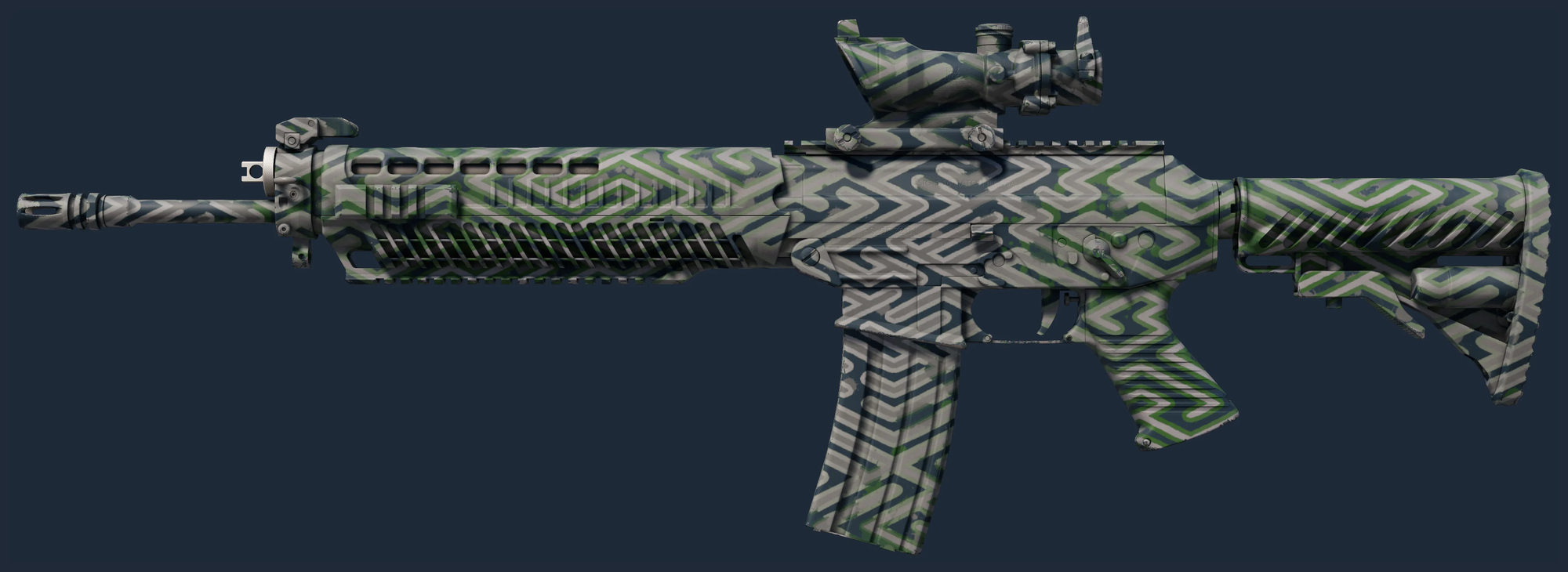 SG 553 | Баррикада (Немного поношенное) Скины CS2 с быстрой автовыдачей steam trade